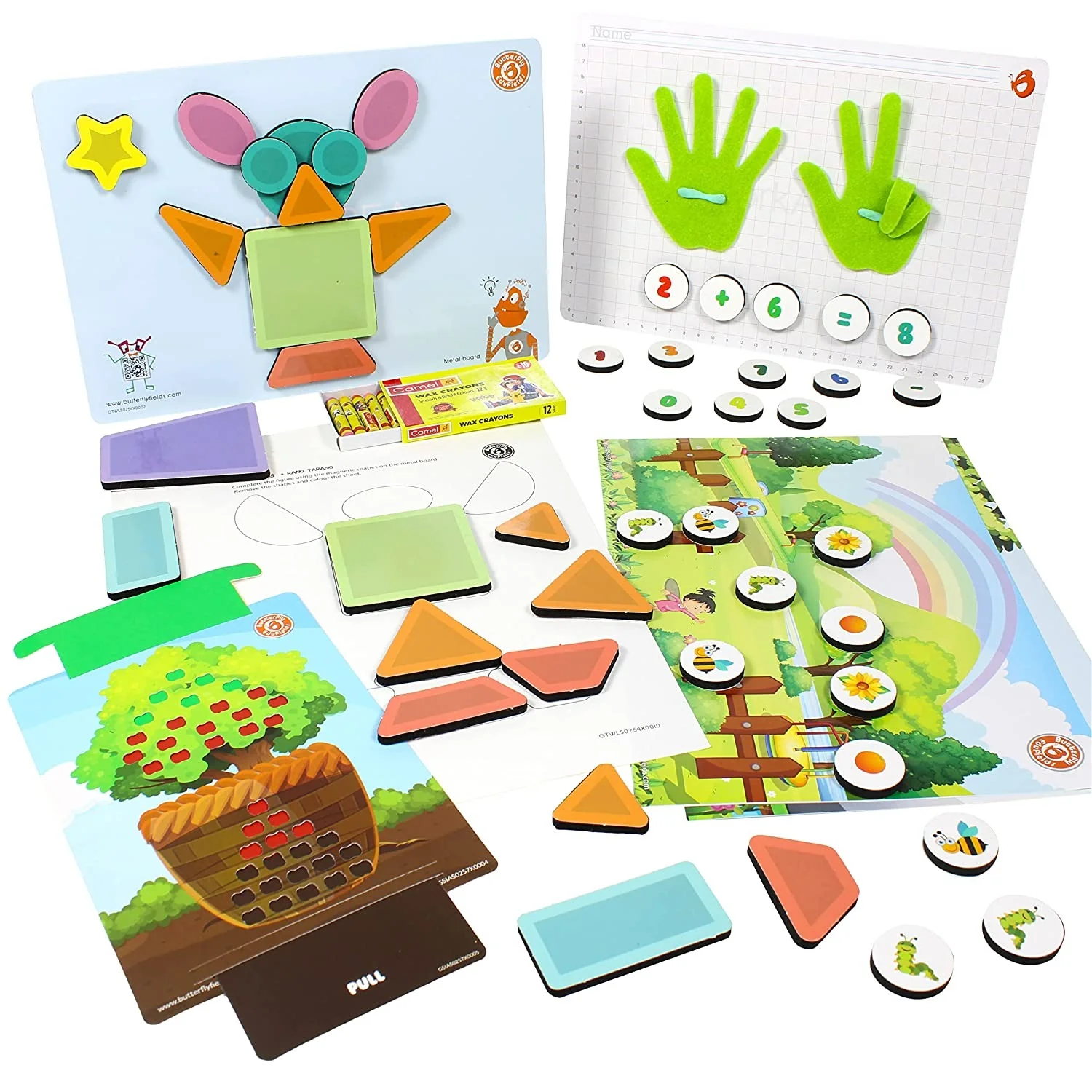 5in1 Magnetic Shapes & Numbers | Fun Preschool Math Learning Kit